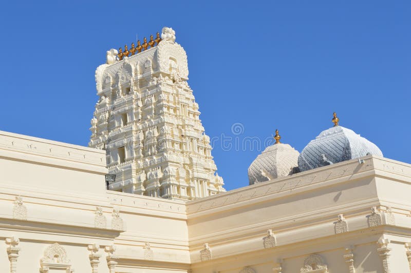 Swami Temple Temple De Sri Venkateswara En Chicago Foto de archivo ...