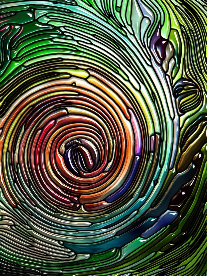 Ausbreitung Des Schillernden Glases Stock Abbildung - Illustration von ...