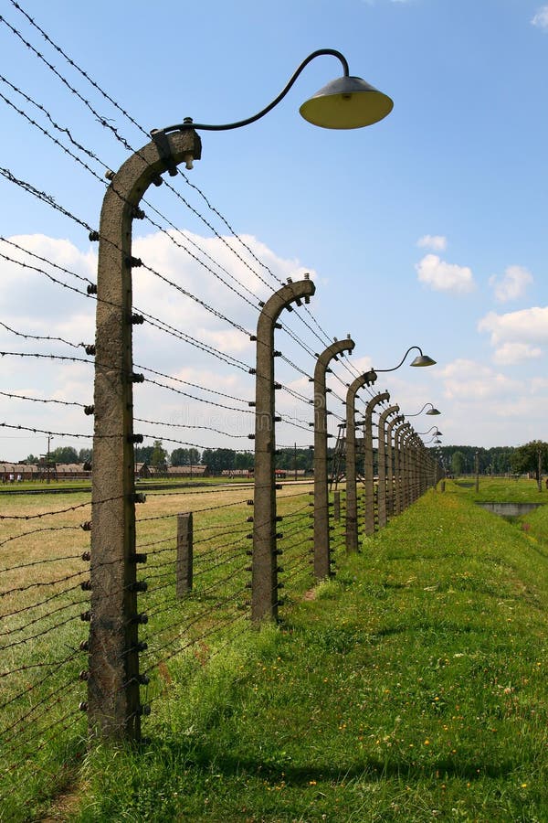 Auschwitz Barbed Wire Fence Editorial Photography - Image of separation ...