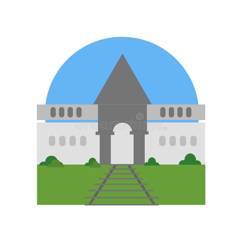 Auschwitz Icon Vector Sign and Symbol Isolated on White Background ...