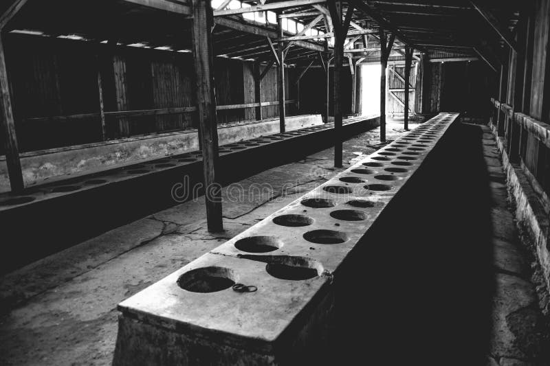 Auschwitz II - Birkenau Latrine Barracks Editorial Stock Photo - Image ...