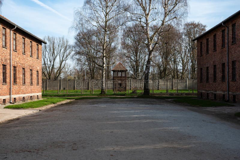 Auschwitz, Poland - Barracks and Grounds at the Concentration Camp ...