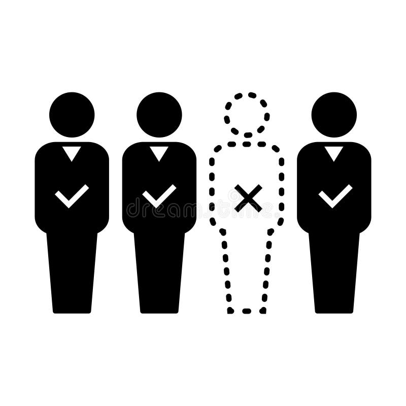 Ausentes Icono, Ejemplo Del Vector Ilustración del Vector - Ilustración ...