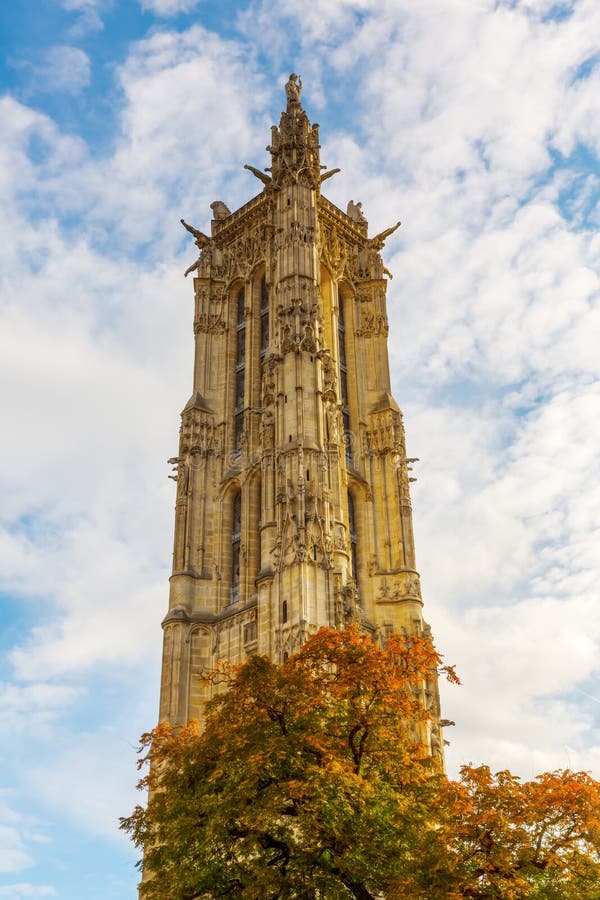 Ausflug-Heiliges Jacques in Paris Stockfoto - Bild von architektur ...
