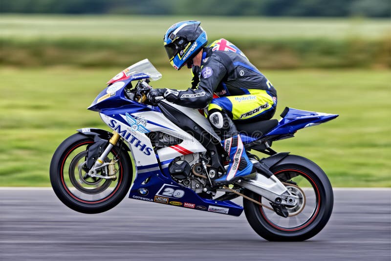 British Superbike Racer David Davo Johnson Editorial Photo - Image of ...