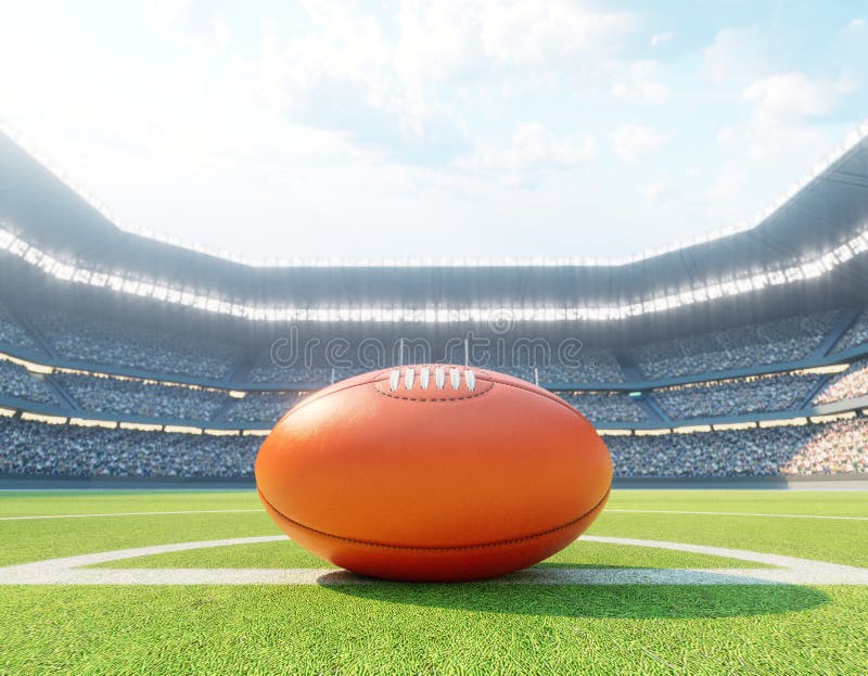 Aussie Rules Ball Stock Illustrations – 91 Aussie Rules Ball Stock ...