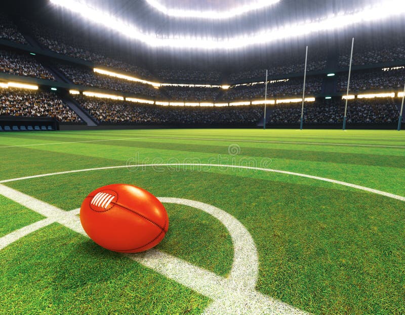 Aussie Rules Ball Stock Illustrations – 91 Aussie Rules Ball Stock ...