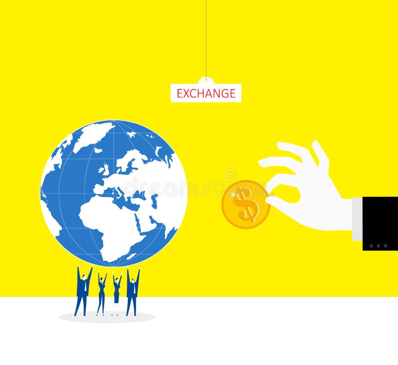 Austausch stock abbildung. Illustration von dominieren - 67682064