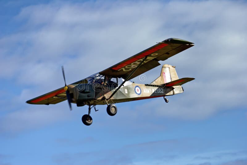 Ex British Army Air Corps Auster AOP.9 WX662 Editorial Image - Image of ...