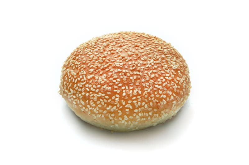 Austere Hamburger Bun Bread Single Close Up Photo Stock Image - Image ...