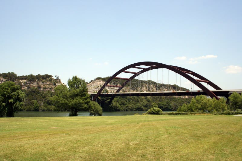 Austin 360 Bridge stock image. Image of landmark, austin - 1210601