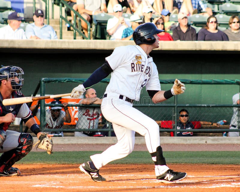 Austin Aune, Charleston RiverDogs Editorial Image - Image of baseman ...