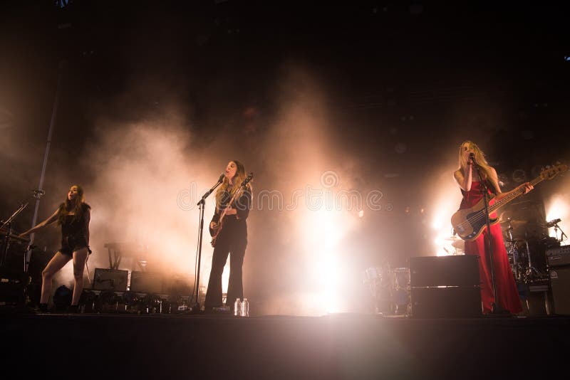 Haim in Concert at Austin City Limits Editorial Stock Photo - Image of ...