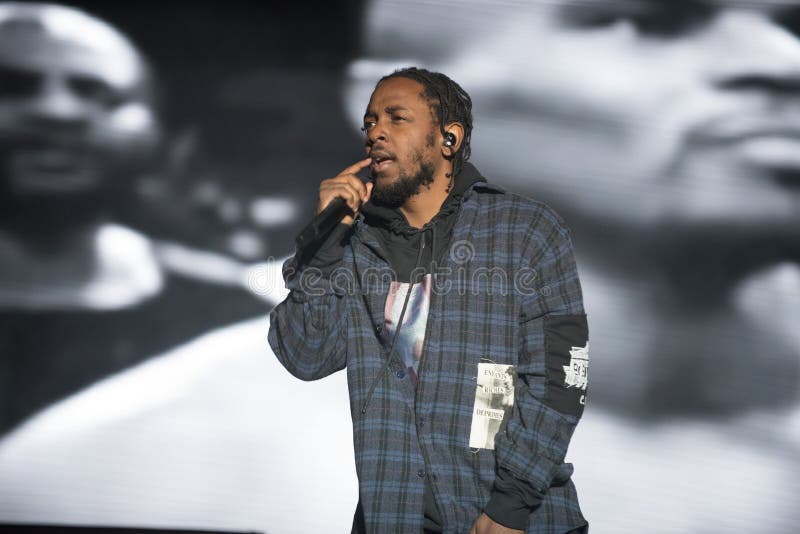 Kendrick Lamar in Concert at Austin City Limits Editorial Stock Photo ...