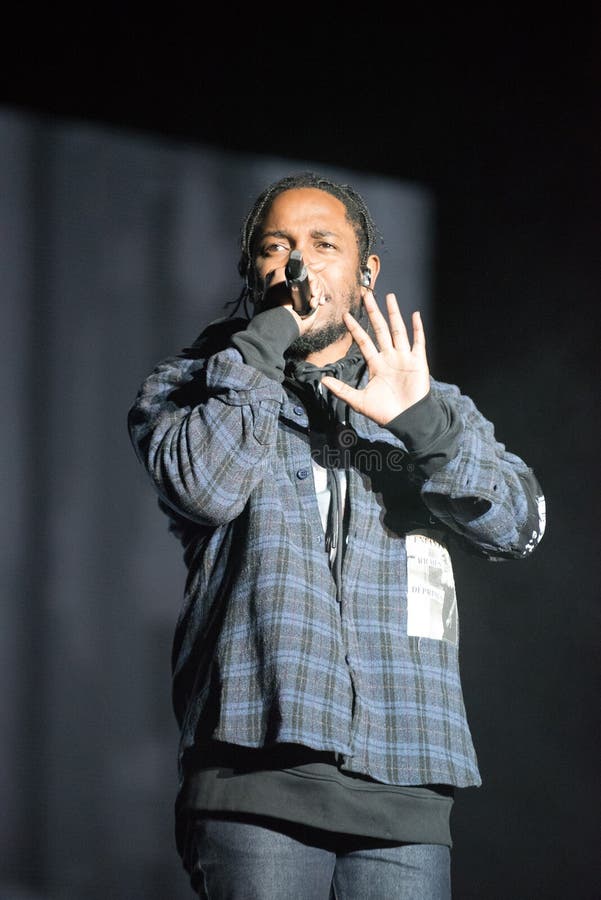 Kendrick Lamar in Concert at Austin City Limits Editorial Stock Photo ...