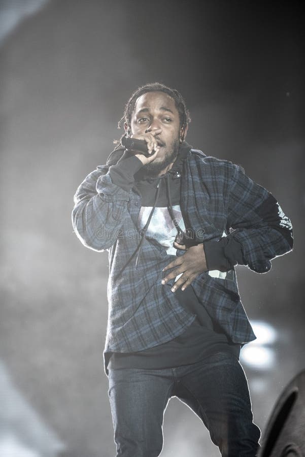 Kendrick Lamar in Concert at Austin City Limits Editorial Stock Image ...