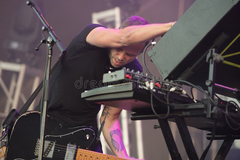 M83 in Concert at Austin City Limits Editorial Stock Image - Image of ...