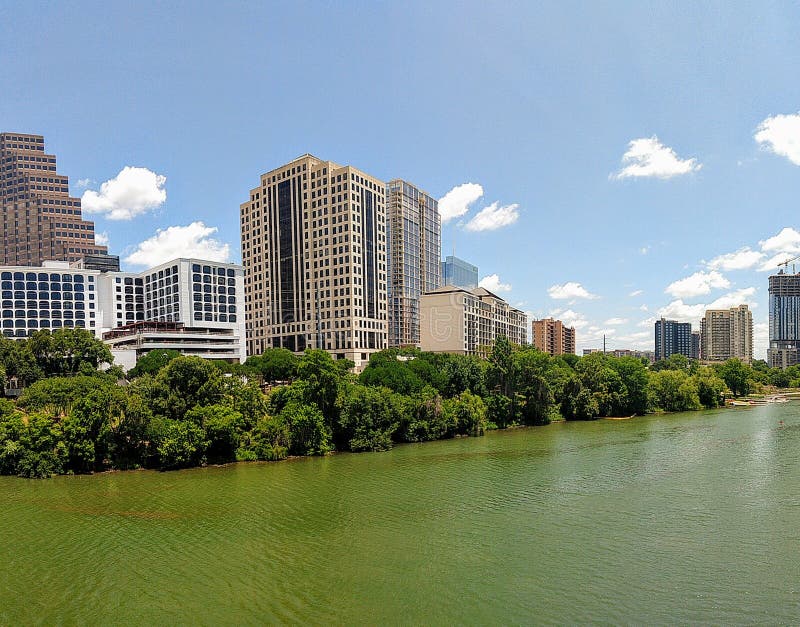Austin del centro TX immagine stock editoriale. Immagine di grattacieli ...