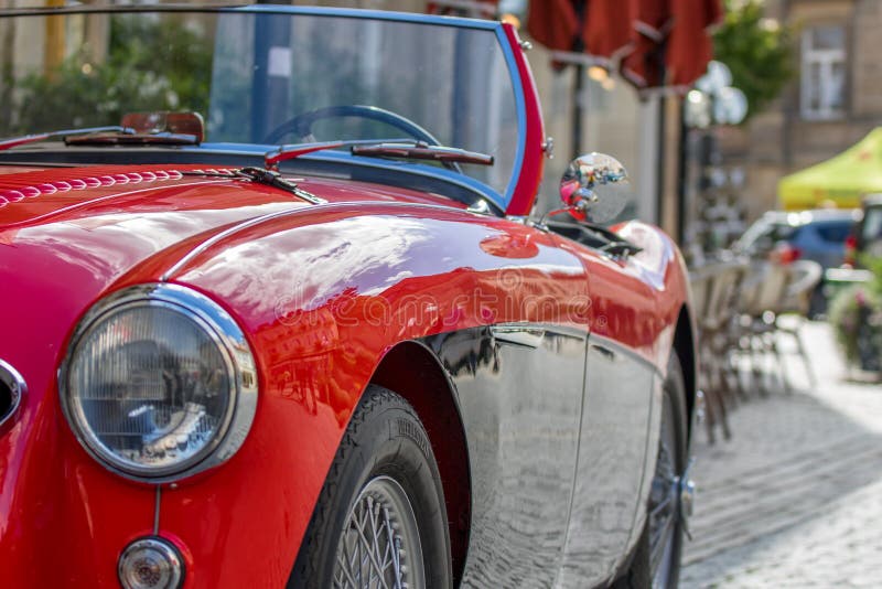 Austin 7 Convertible on Vintage Car Parade Editorial Stock Image ...