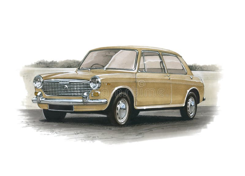 Austin 1100 or 1300 editorial stock image. Illustration of automotive ...