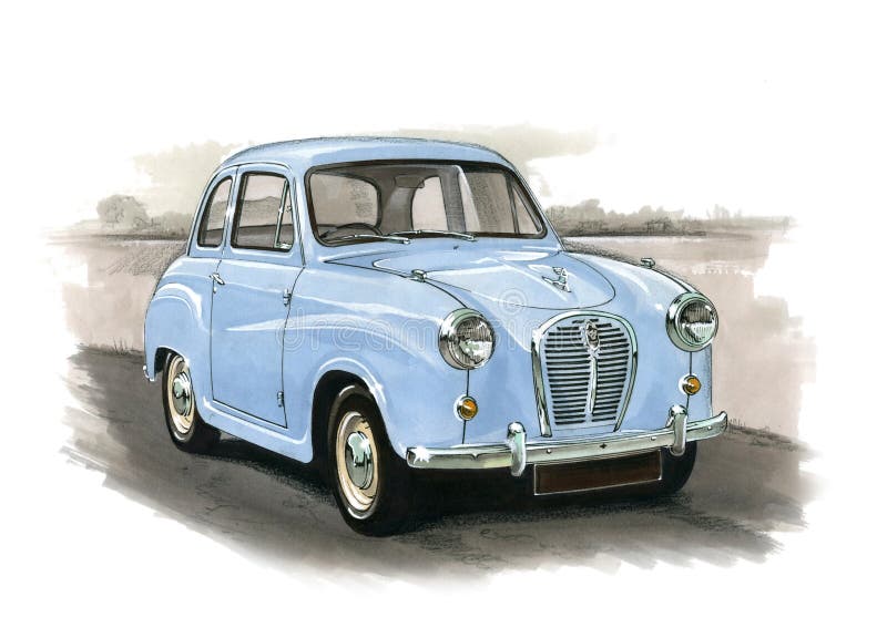 Austin A30 or A35 editorial photo. Illustration of series - 43416256