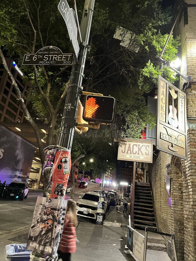 Austin night scene editorial image. Image of landscape - 274666590