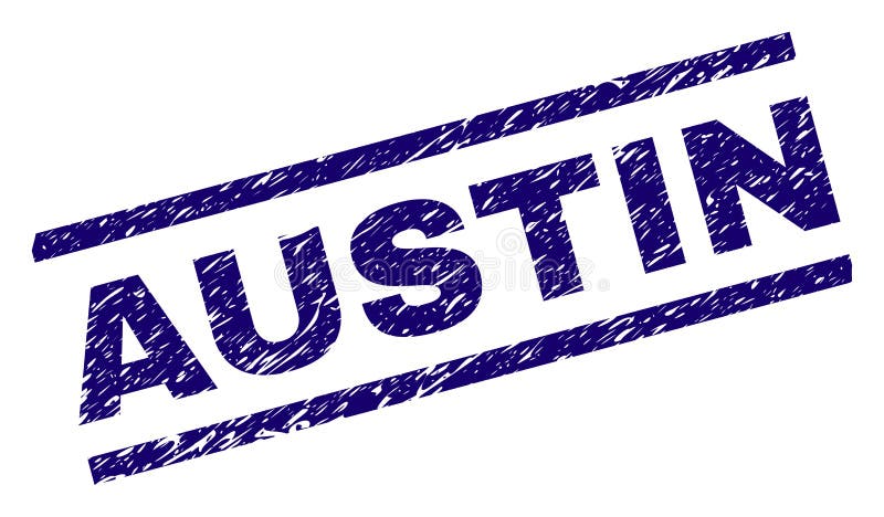 Grunge Textured AUSTIN Stamp Seal Stock Vector - Illustration of ...