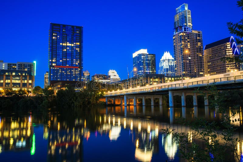 Austin Skyline stock photo. Image of america, town, bridge - 77802322