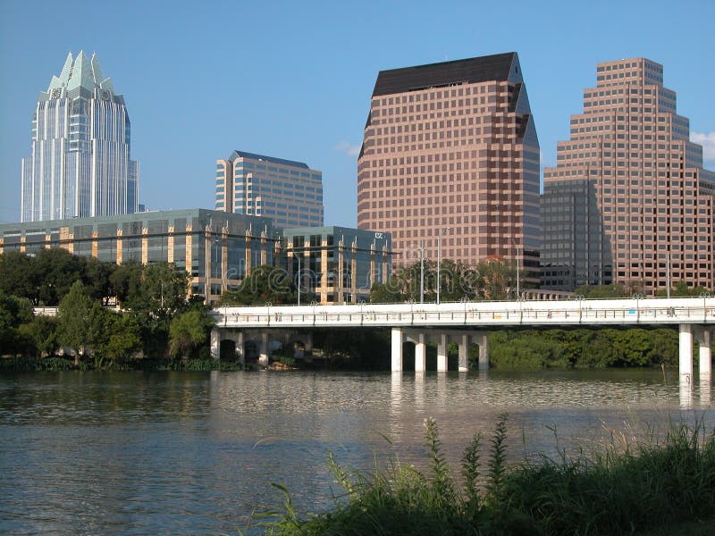 Austin Skyline stock image. Image of townlake, austin - 1067533