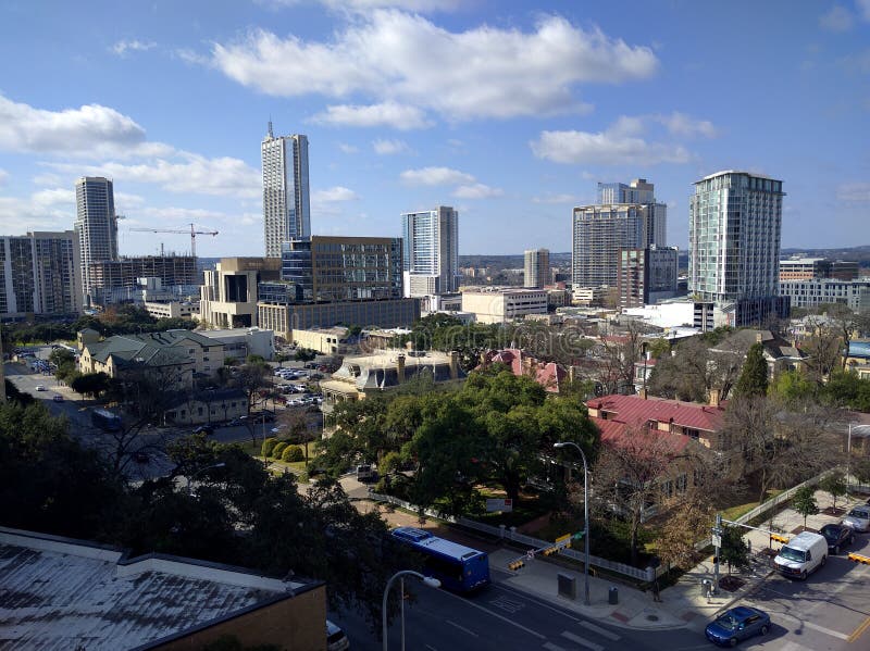 Austin Tejas fotografía editorial. Imagen de cielo, austin - 65669637