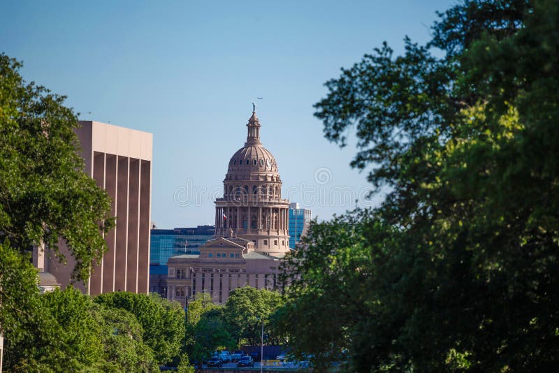 Austin Capitol, Texas stock photo. Image of river, arch - 12584338
