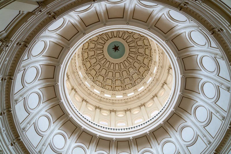 Austin, Texas - May 23, 2022: Inside the Rotunda of the Texas State ...
