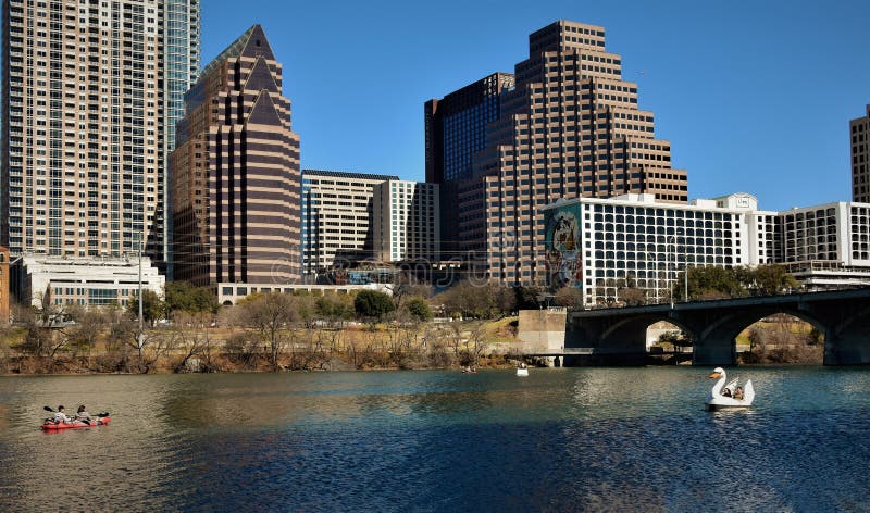 Austin Texas on Nice Summer Day with a River View Editorial Photo ...