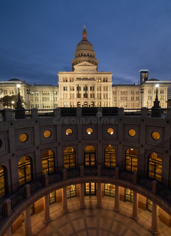 Austin, Texas State Capitol Extension with the Texas State Capitol in ...