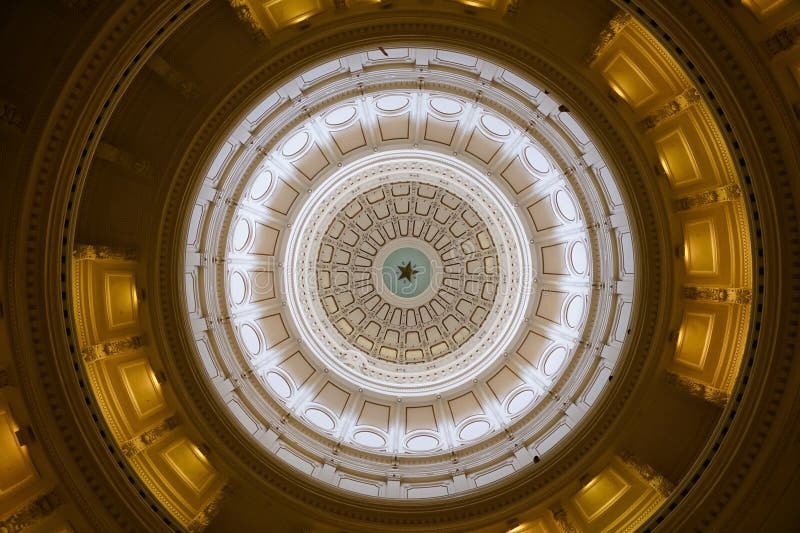 Austin, Texas, U.S - April 9, 2024 - the Bottom View of the Dome ...