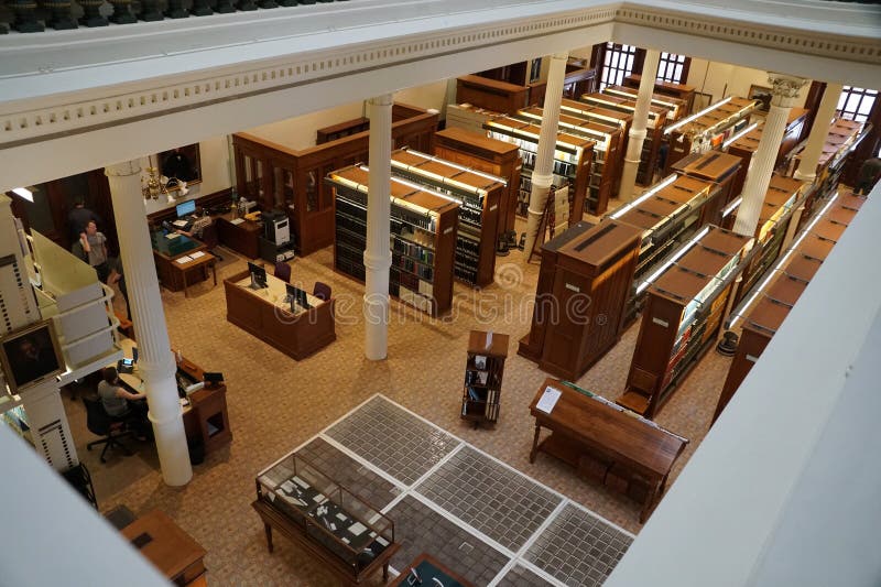 Austin, Texas, U.S - April 9, 2024 - the Top View of the Library Inside ...
