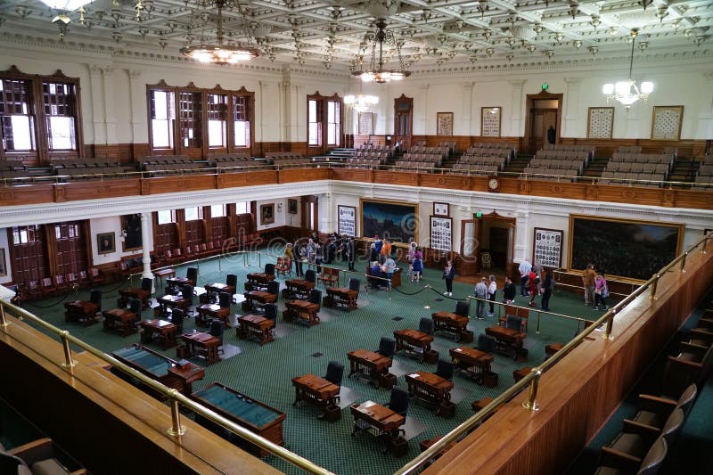 Austin, Texas, U.S.a - April 9, 2024 - the View Inside of the Senate ...