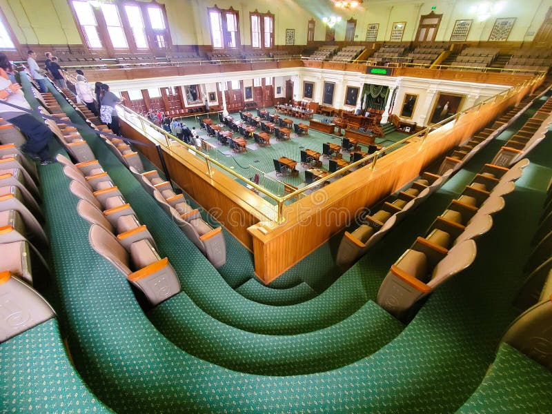 Austin, Texas, U.S - April 9, 2024 - the View from the Top Balcony ...