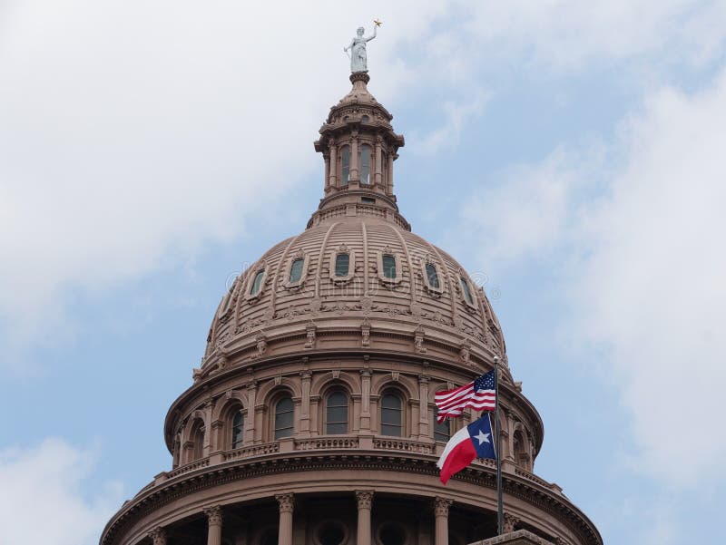 Austin, Texas, U.S - August 10, 2024 - the Distance View of the Dome of ...
