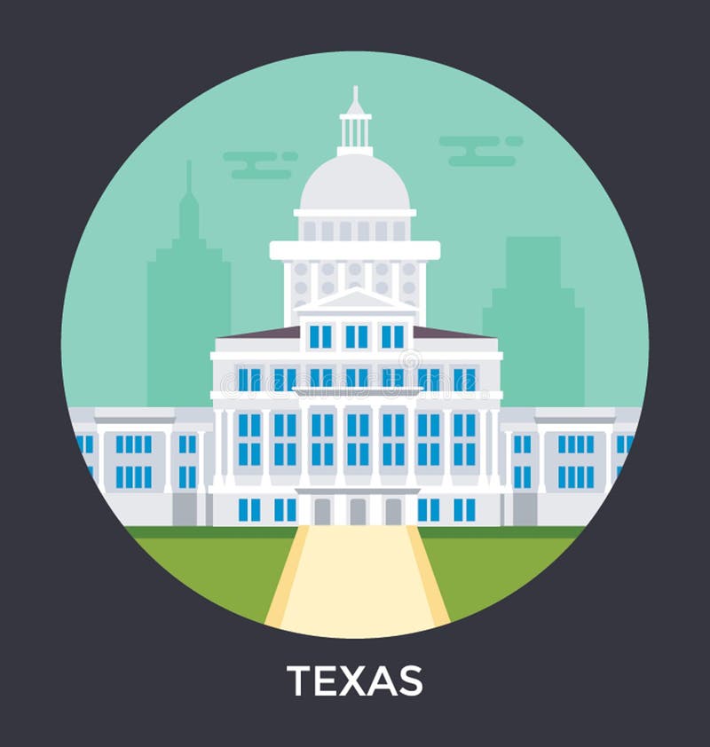 Austin, Texas, USA Vector Icon Stock Illustration - Illustration of ...