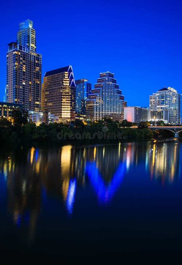 Austin Texas stock image. Image of night, austin, town - 77802357