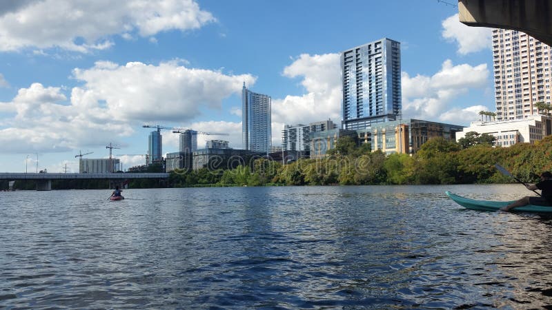 Austin from the water editorial photo. Image of water - 55825326