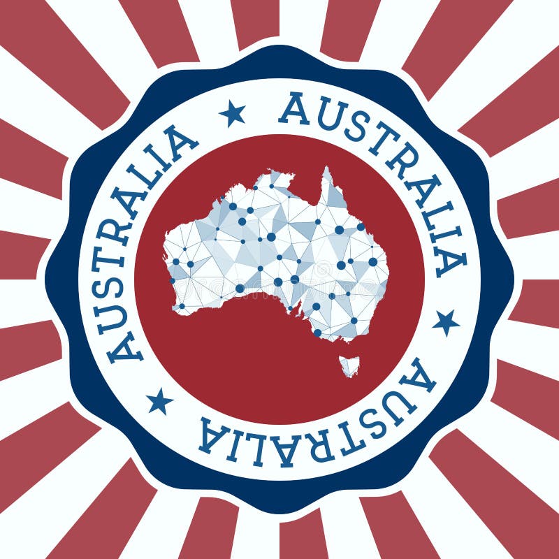Australia Badge. stock vector. Illustration of australia - 219222054