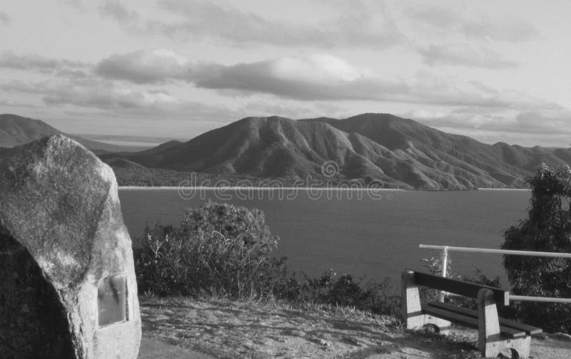 Australia: the Cook Memorial at Cook River in Cooktown Stock Photo ...