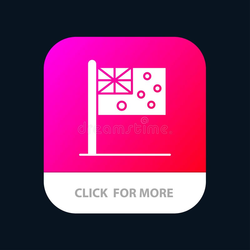 Australia, Country, Flag, Nation Mobile App Button. Android and IOS ...