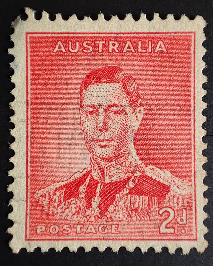 Australia 2d postage stamp editorial stock photo. Image of postastamp ...