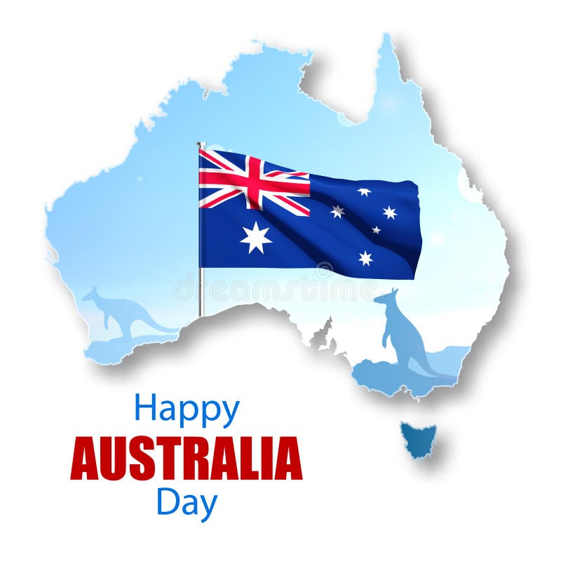 Australia day Background stock vector. Illustration of democratic ...