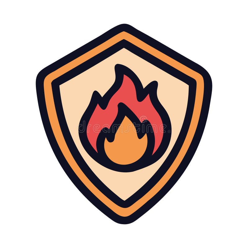 Australia Fire Protection Shield Stock Vector - Illustration of shield ...