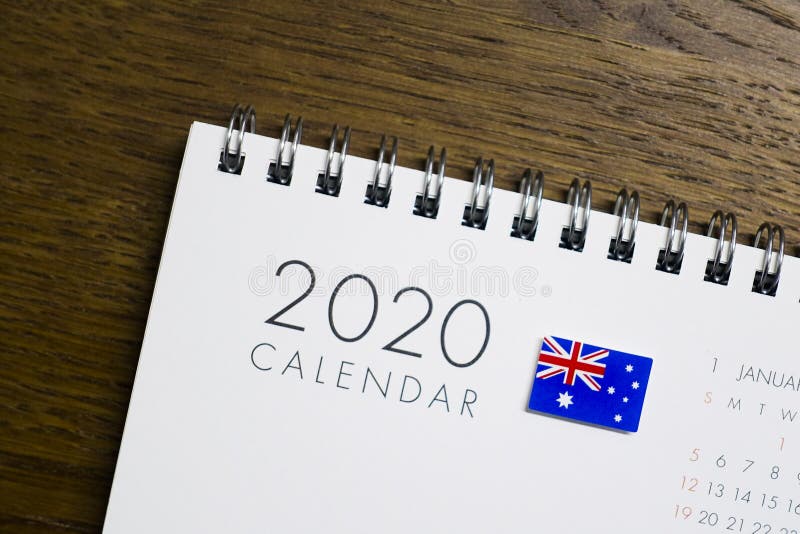 Australia Flag on 2020 Calendar Stock Photo - Image of movie, korean ...