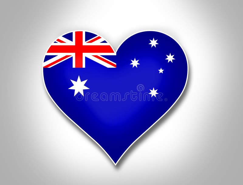 Australia Flag Heart Stock Illustrations – 1,080 Australia Flag Heart ...